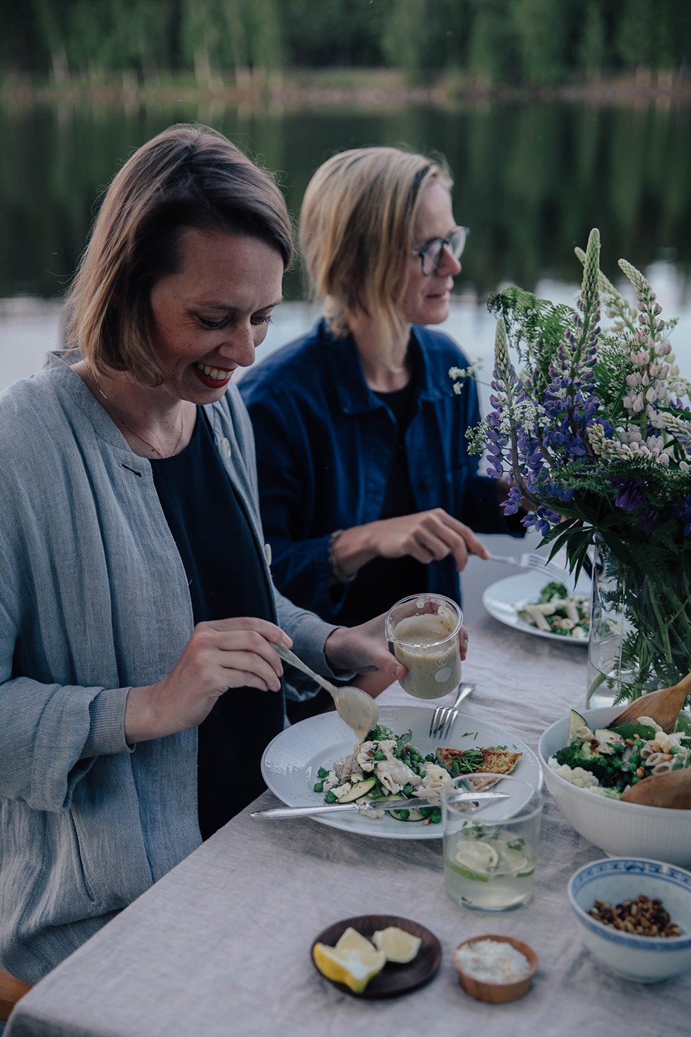 A magical gathering at the lake in Sweden surrounded by the woods - Our ...
