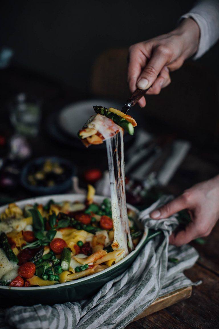 Gluten-free Spring Pasta with Pomi Tomato Sauce & Vegetables - Our Food ...