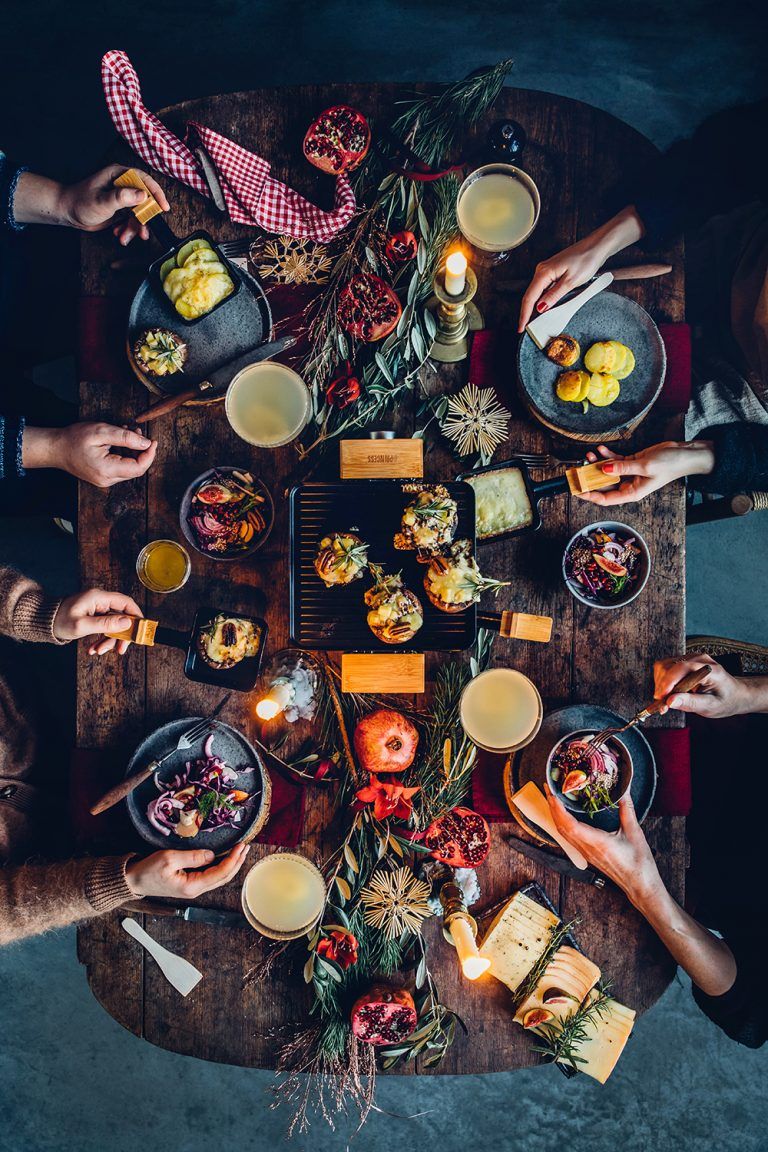 Cozy Raclette with Le Rustique Cheese, Potato Gratin and Stuffed ...