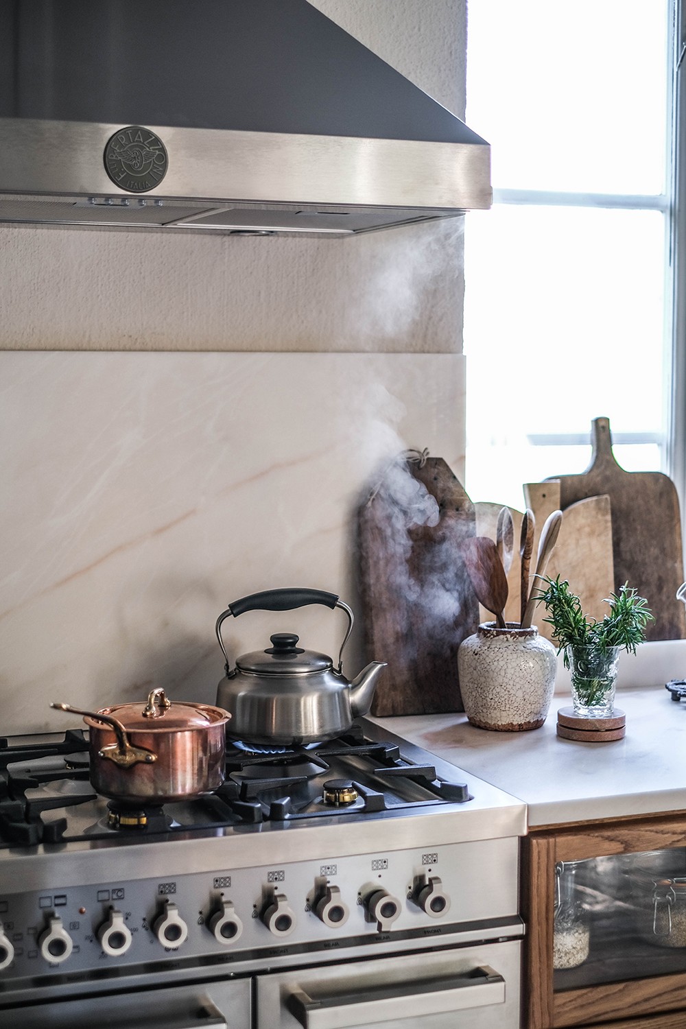Our Kitchen in Sweden - The Devol Haberdasher Kitchen - Our Food Stories