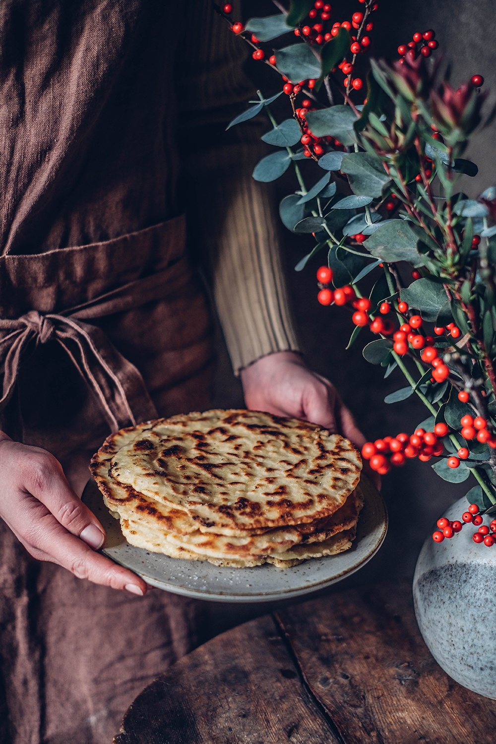 Vegetarian Christmas Raclette with Le Rustique Cheese - Our Food Stories