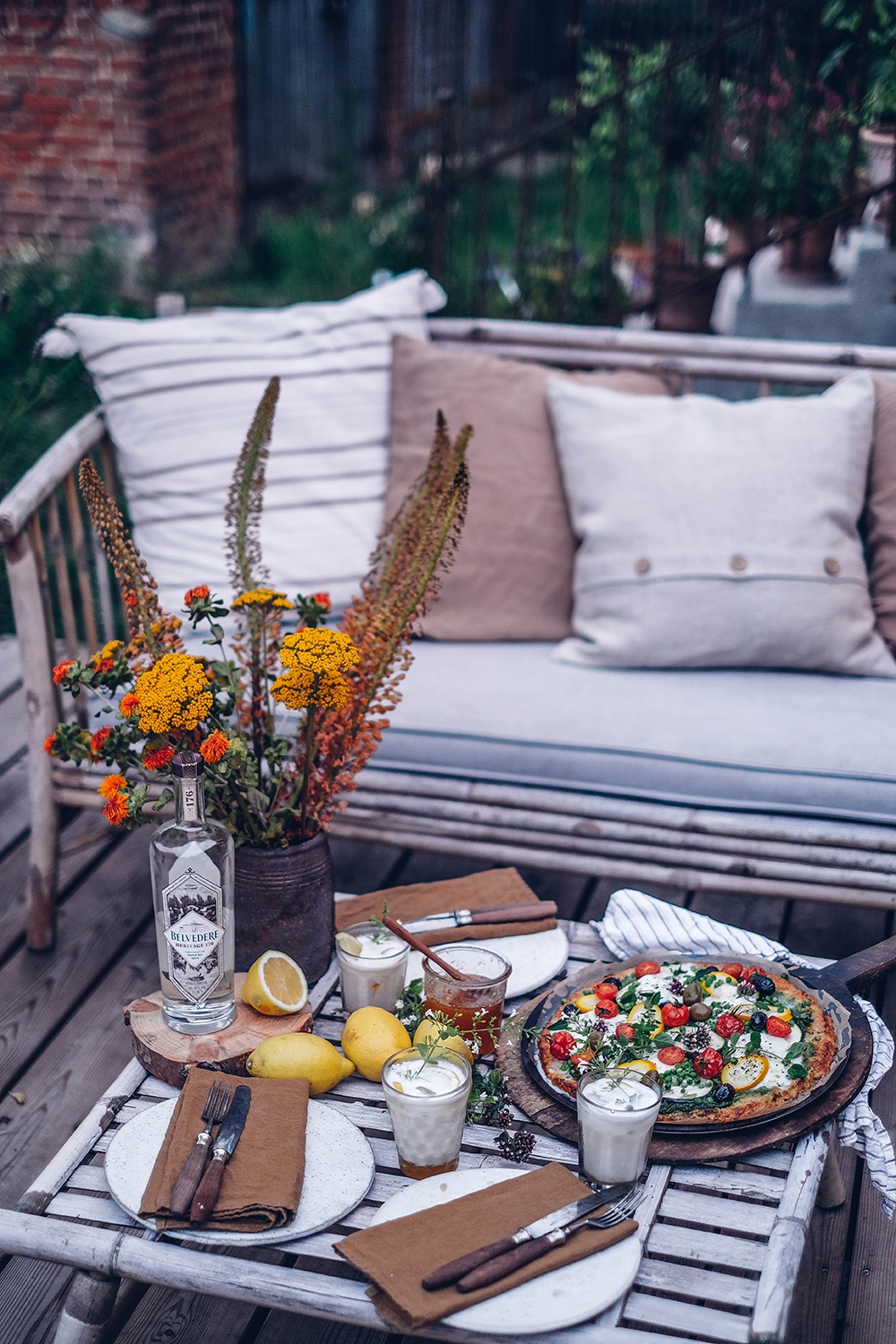 A Summer Evening on the Terrace - Our Food Stories